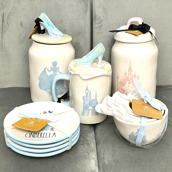 Rae Dunn | Dining | Rae Dunn Disney Princess Cinderella Collection ...